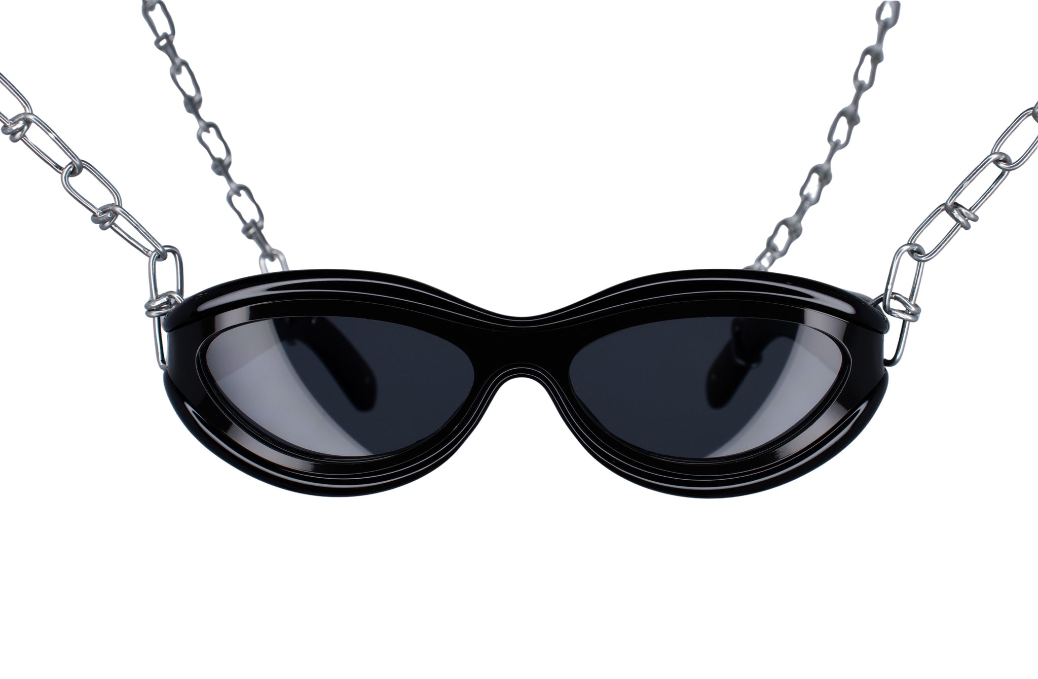 Black Rave Glasses 'Umbra' | Unique Festival Sunglasses